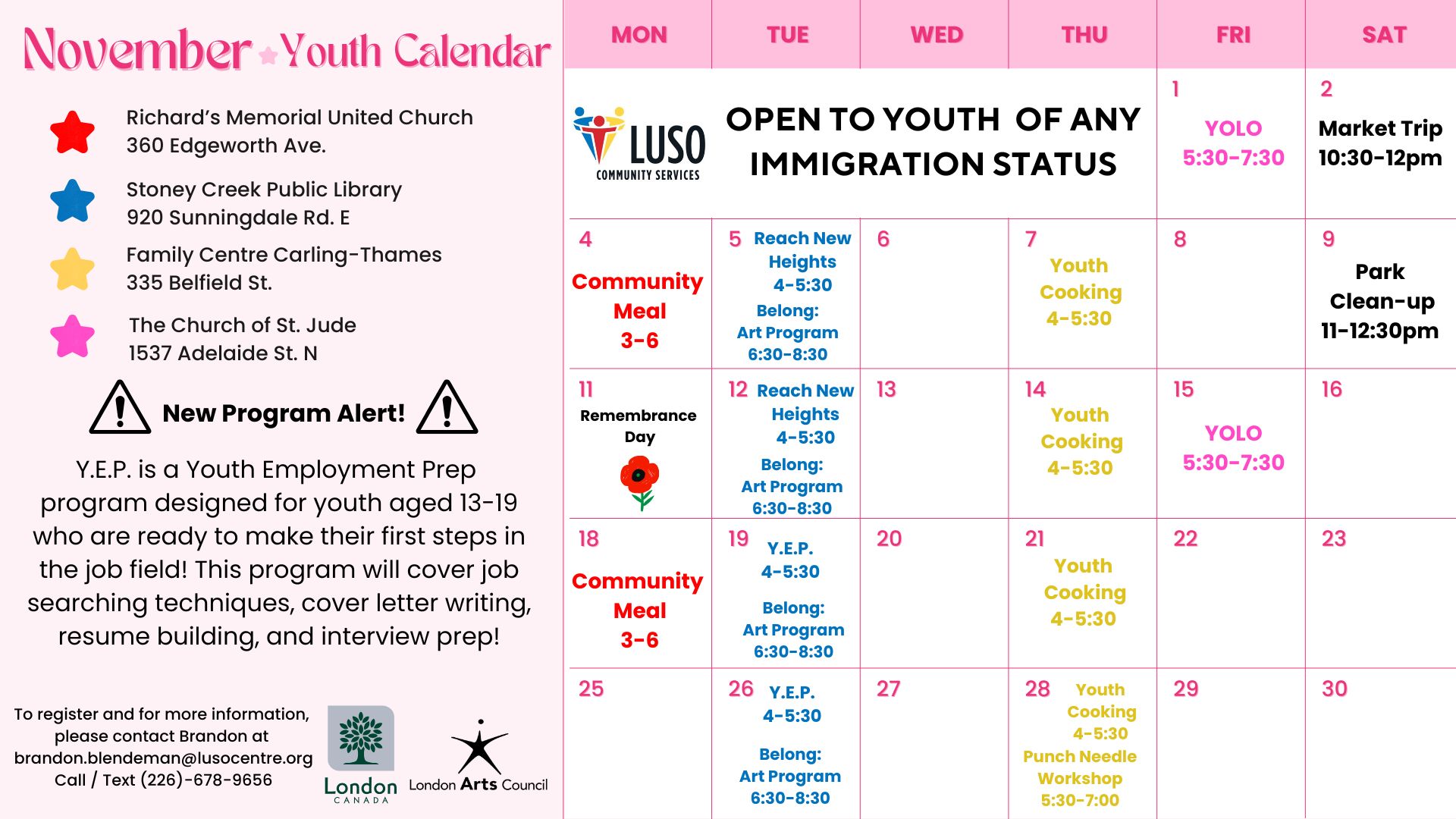 Northeast Youth Support Programs | LUSO Community Services